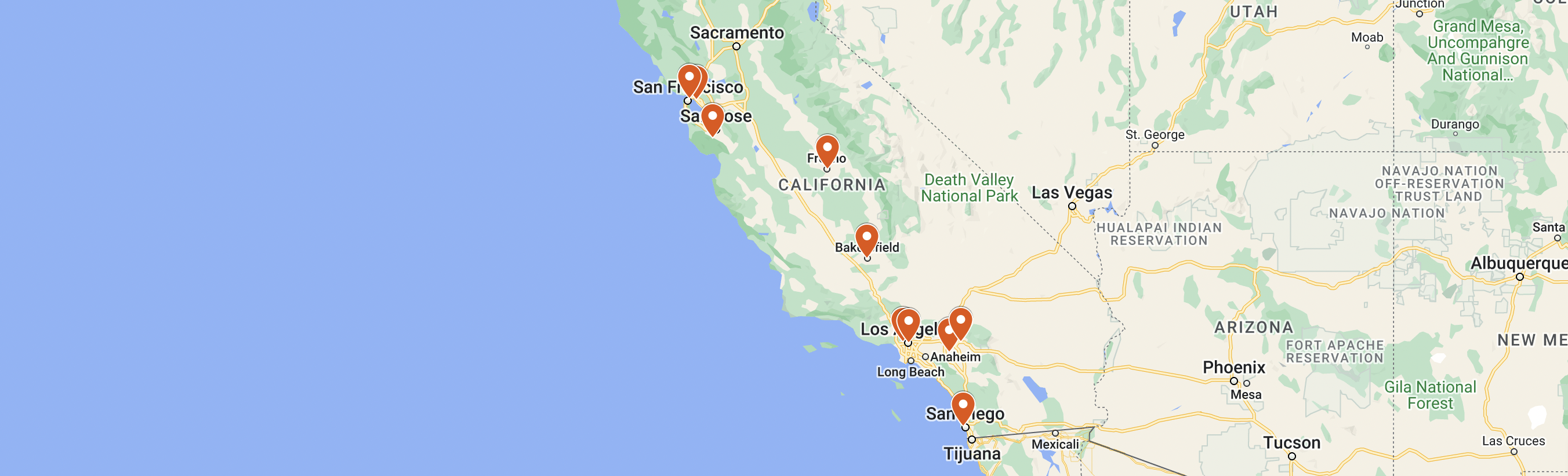 Our Litigation Law Offices - Locations | Wade Law Group